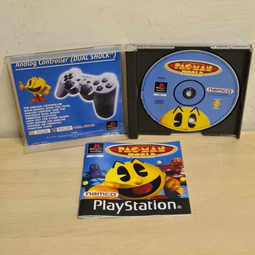 Pre-owned sony ps1 game Pacman World 20th anniversary playstation one ...